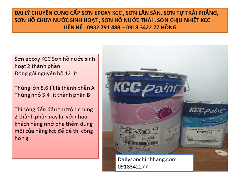 Đại Lý Sơn Epoxy KCC Hàn Quốc Giá Rẻ Tại Tp Hồ Chí Minh