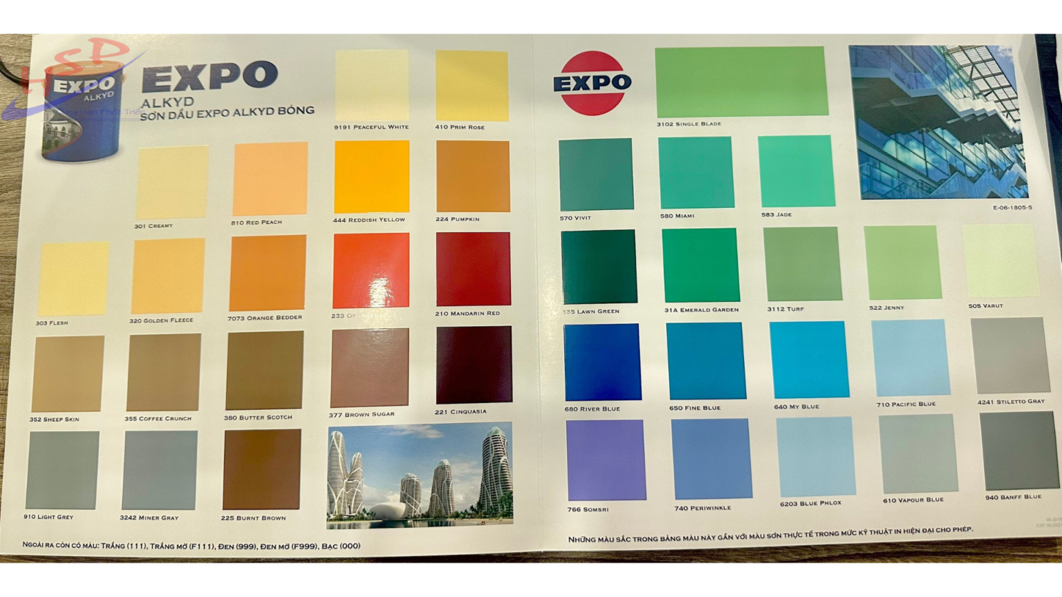 Sơn Dầu Expo Alkyd Bóng Dùng Cho Bề Mặt Sắt thép